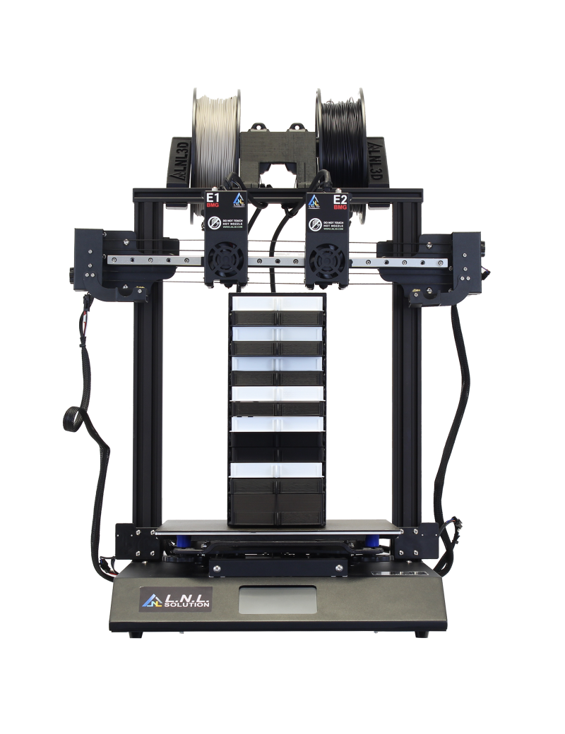 Enhanced TL-D3 PRO Dual Extruder 3D Printer (with 600W Power, TMC2209 ...